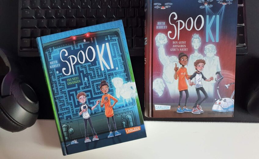 Kinderbuchreihe über Geister & Technik: SpooKI Band 1 und 2