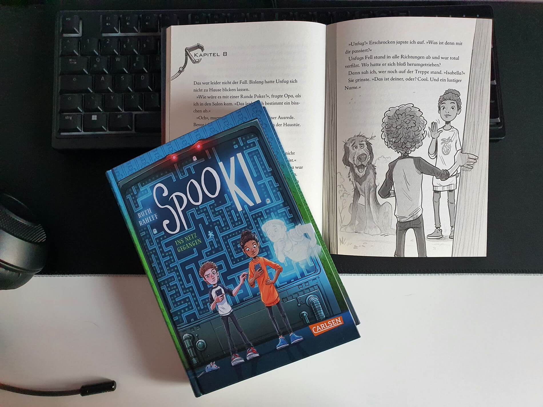 Kinderbuchreihe über Geister & Technik: SpooKI Band 1 und 2