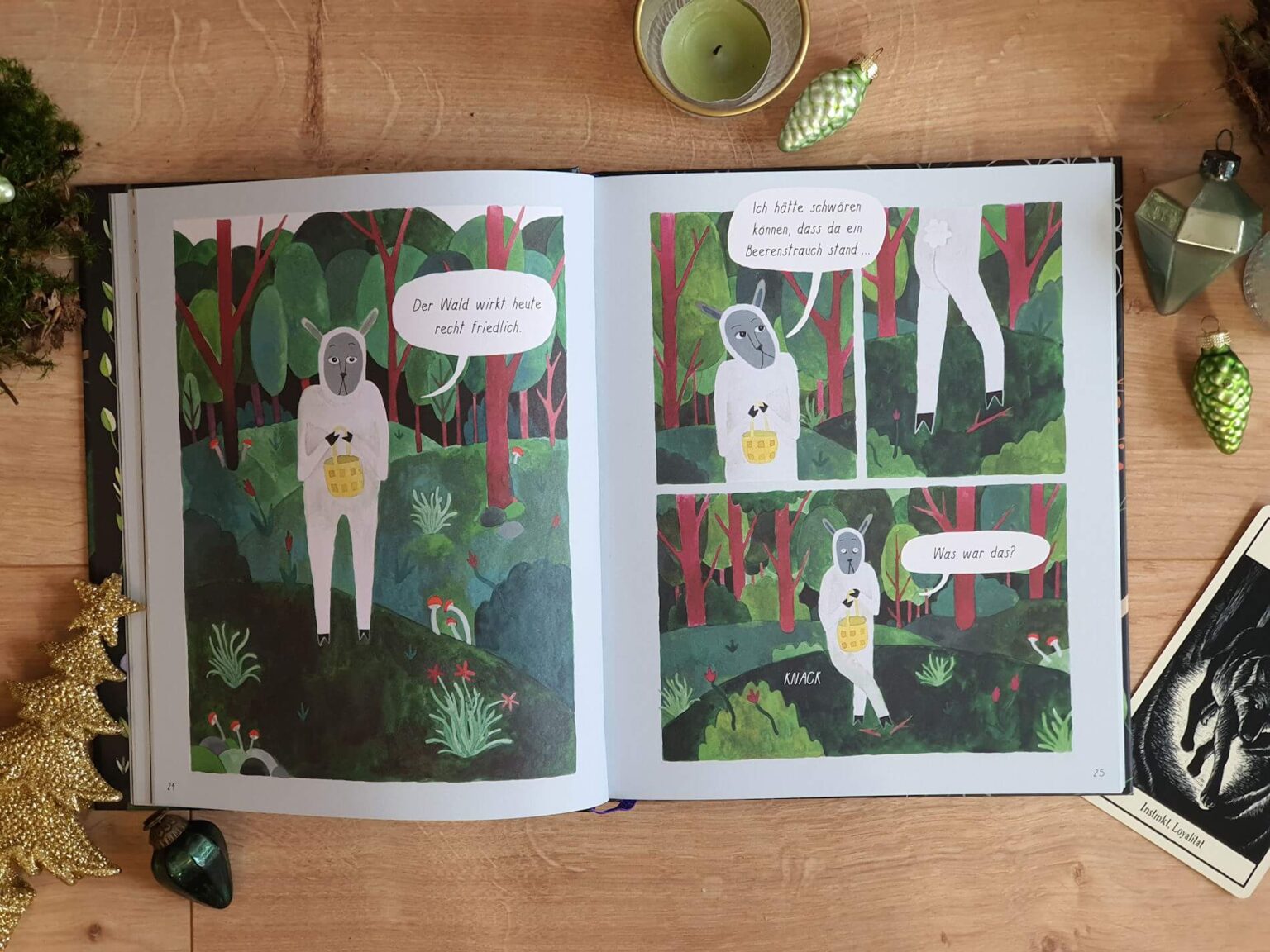 Verkleidung gegen Angst: Der Wolfspelz - ein Comic